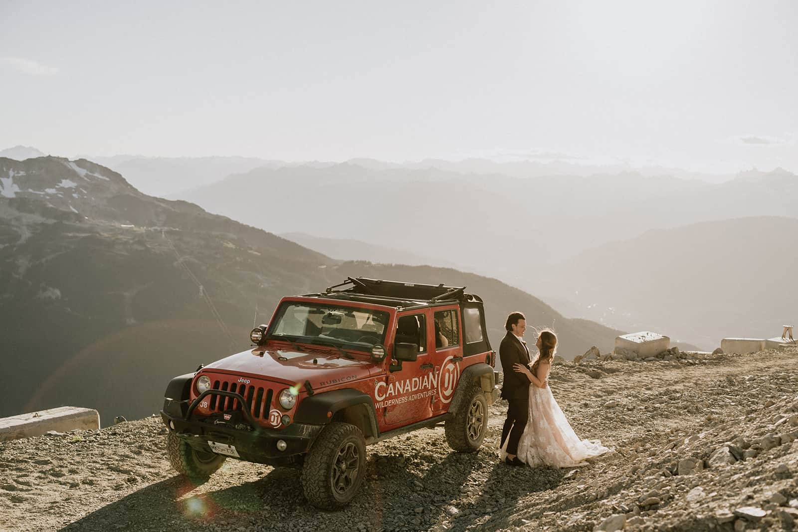 Blackcomb 4x4 Jeep Elopement - Sunset Alpine Experience